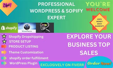 Professional Shopify Store Setup And Customization Dropshipping Product Listing By