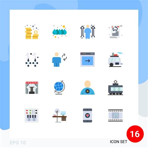 Pack Of Modern Flat Colors Signs And Symbols For Web Print Media Such As Fashion Guide Career