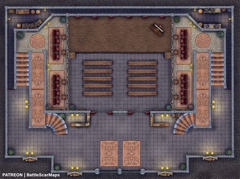 Free City Theatre Battle Map 32x24 For Dnd And Pathfinder Dnd City