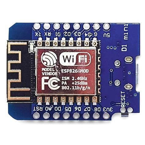 PLACA WEMOS MINI D M ESP E WIFI RS COMPONENTES ELETRÔNICOS