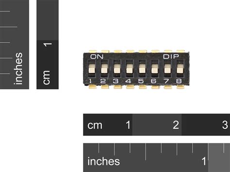 Dip Switch 8 Way 125 Protostack Avr Development Kits Boards