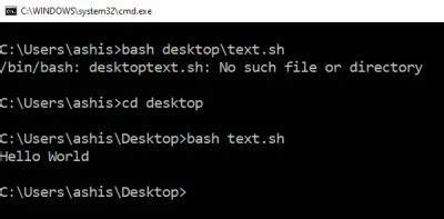 How To Run Sh Or Shell Script File In Windows