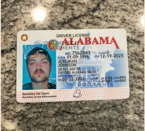 Alabama Driver License Buy Real Passport Online