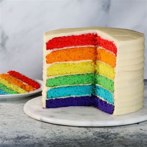 Rainbow Cake Recipe 3 Layers