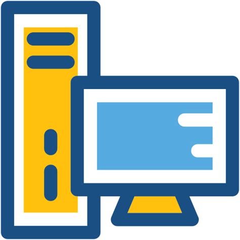Desktop Computer Free Icon