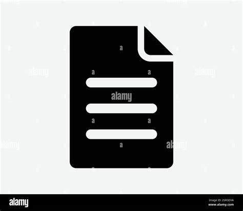 document page paper sheet lines line doc word text file folder black