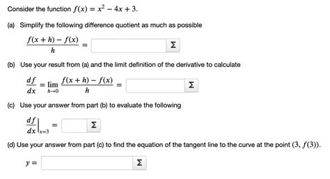 solved consider the function f x 9x 1 a simplify the