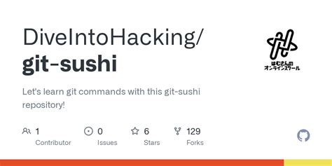Github Diveintohackinggit Sushi Lets Learn Git Commands With This