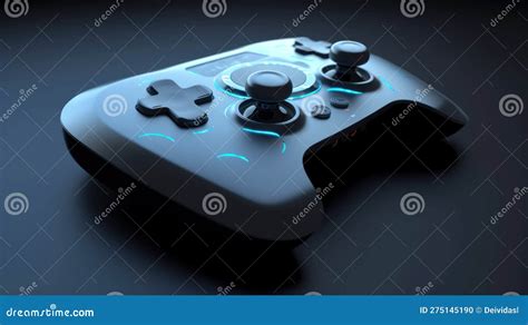 Sleek And Futuristic Game Controller Innovation Unveiled Stock Illustration Illustration Of