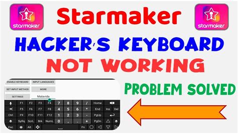 Starmaker Song Hackers Keyboard Not Working Starmaker Track Upload Problem Starmaker Youtube