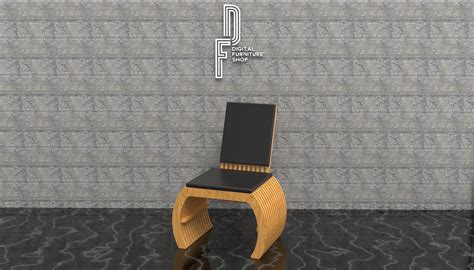 Parametric Chair Digital Parametric Furniture Easy Assemble Diy Cnc