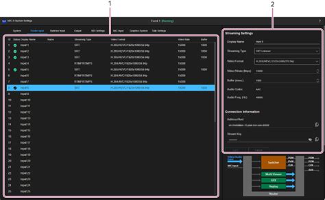 M L X Help Guide Structure Of The System Settings Screen