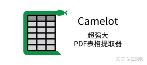 python camelot：用三行代码提取pdf表格数据 知乎