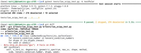 Laxbackedscipytests Failing On Ampere Gpus · Issue 8628 · Jax Mljax