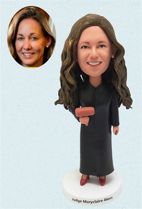 Custom Bobblehead Female Judge Lawyer Doll [pb10418] Usd69 00 Custom Bobbleheads