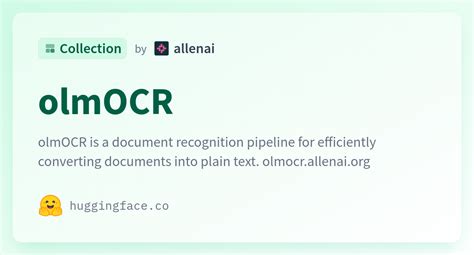 Olmocr A Allenai Collection