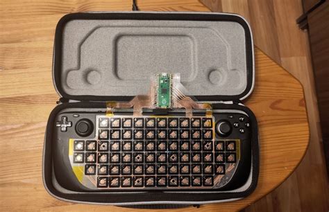 This Custom Steam Deck Keyboard Is Slim Enough To Squeeze Inside The Decks Carrying Case