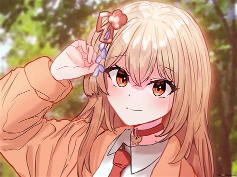 Beautiful Blonde Anime Girl Hd Wallpaper Download