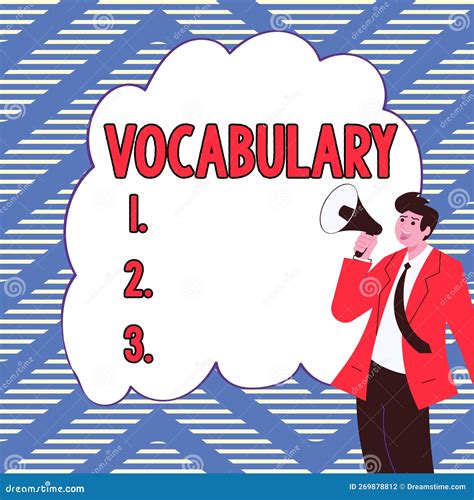 Text Sign Showing Vocabulary Word Written On Collection Of Words And