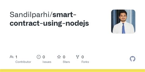 GitHub Sandilparhi Smart Contract Using Nodejs