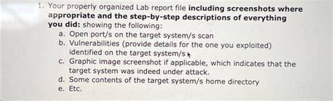 Solved Setup Your Lab Physical Or Virtual Machine For Chegg
