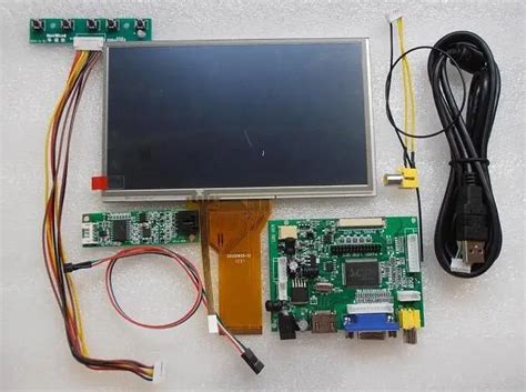 All New 7 Inch 1024 600 Touch Screen DIY Kit LCD Module With Car Display Monitor Rear Veiw HDMI