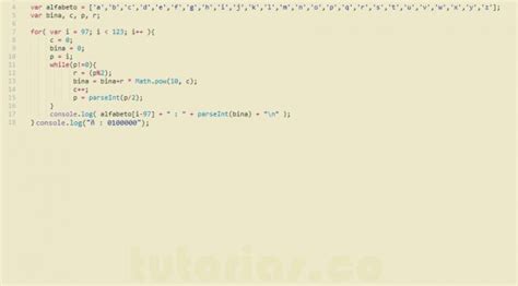 Arrays Javascript Alfabeto Binario Tutorias Co