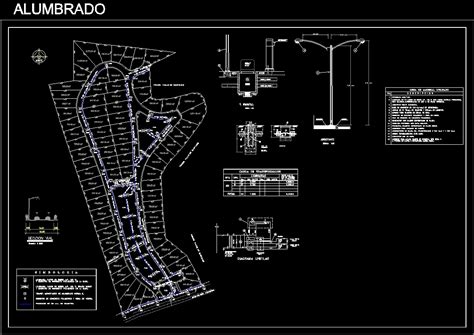 Public Lighting DWG Full Project For AutoCAD Designs CAD