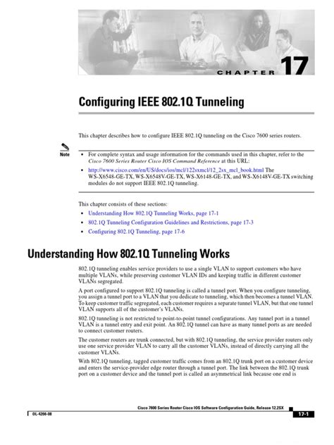 configuring ieee 802 1q tunneling pdf computer standards computer