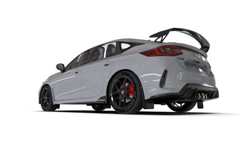 Rally Armor 2023 Honda Civic Type R Black Mud Flap Red Logo
