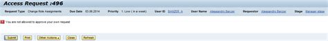 Approvereject Own Requests Sap Community
