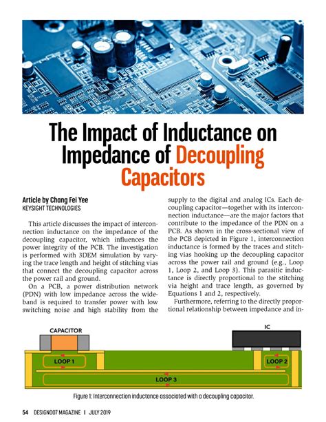 Pdf The Impact Of Inductance On Impedance Of Decoupling Capacitors