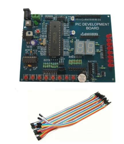Microchip Pic16fxx Microcontroller Development Board With 35 Pin Wires At ₹ 910piece