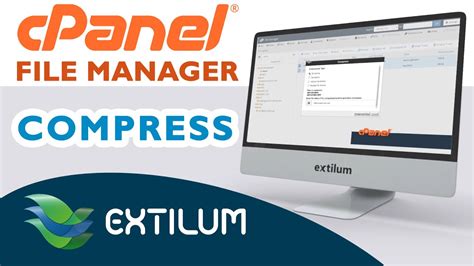 How To Compress Files Using File Manager Cpanel Extilum Hosting Youtube