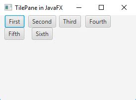JavaFX TilePane