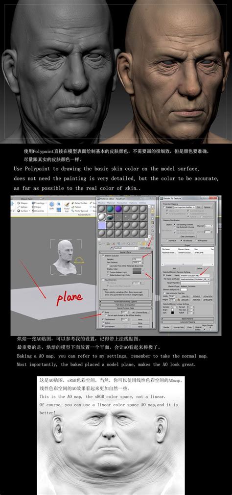 Skin Shader Realtime Render Tips Zbrush Tutorial 3d Tutorial Texture