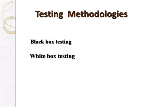 Software Testing Ppt Pptx