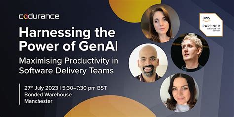 Harnessing The Power Of Genai Maximising Productivity In Software Delivery Manchester Digital