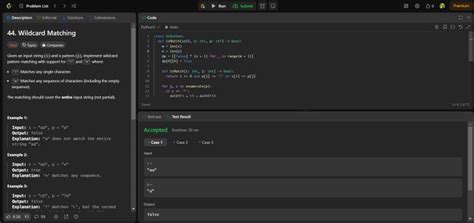 Day 25 Of 30daysofcode Challenge Wildcard Matching Deep Patel