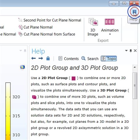 Using The Help Tools In Comsol®