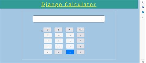 Create A Calculator App In Python Django Python Guides
