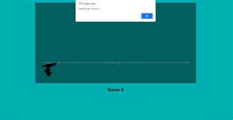 T Rex Game In Javascript With Source Code Source Code And Projects