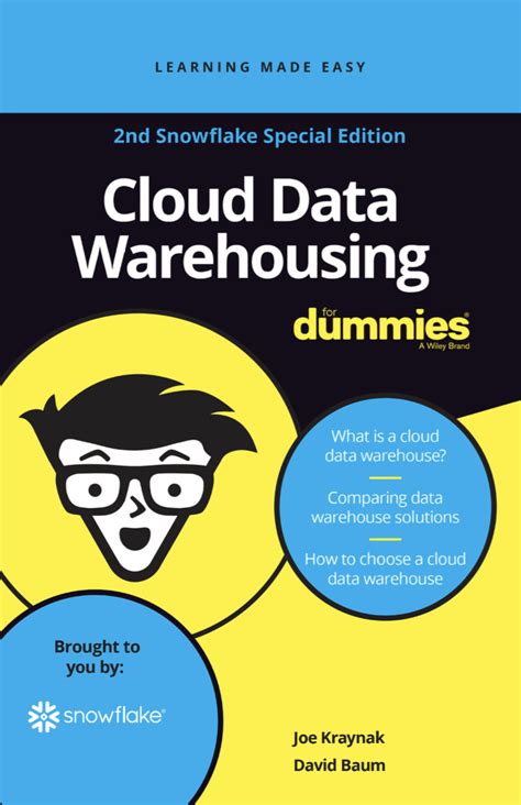Cloud Data Warehousing For Dummies 2nd Edition Snowflake