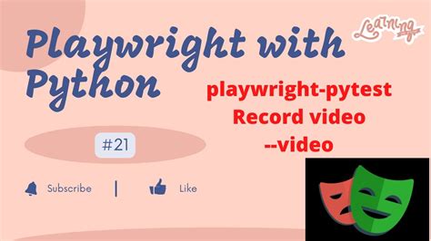21 playwright with python pytest with playwright part11 video
