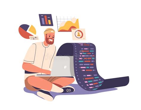 Software Developer Character Stock Illustrations 6744 Software