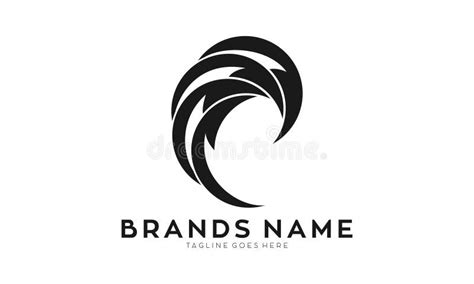 Abstract Creative Sharp Circle Vector Logo Stock Vector Illustration