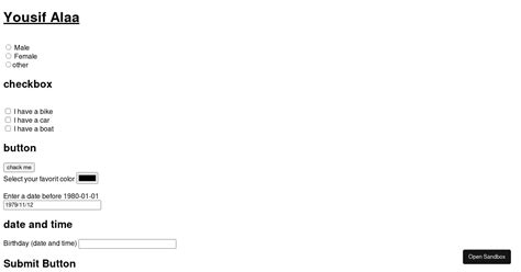Lab2 Test 1 Codesandbox