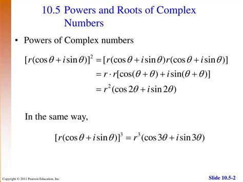 PPT 10 5 Powers And Roots Of Complex Numbers PowerPoint Presentation ID 6548719