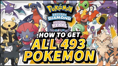 How To Get All Pokemon All 493 Pokemon Locations Pokemon Brilliant