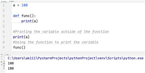 Python Scope — Tutorialbrain